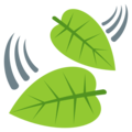 🍃 Leaf Fluttering in Wind Emoji