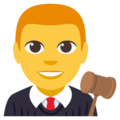 👨‍⚖️ Man Judge Emoji