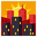 🌇 Sunset Over Buildings Emoji