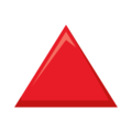 🔺 Up-Pointing Red Triangle Emoji