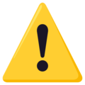 ⚠️ Warning Sign Emoji