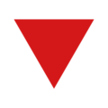 🔻 Down-Pointing Red Triangle Emoji