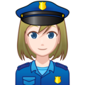 👮🏻‍♀️ Female Police Officer: Light Skin Tone Emoji