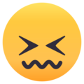 😖 Confounded Face Emoji