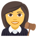 👩‍⚖️ Woman Judge Emoji