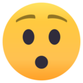 😯 Hushed Face Emoji