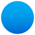 🔵 Large Blue Circle Emoji