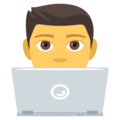 👨‍💻 Man Technologist Emoji