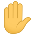 Raised Hand Emoji