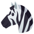 🦓 Zebra Face Emoji