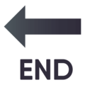🔚 End with Leftwards Arrow Above Emoji