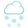 🌨️ Cloud with Snow Emoji