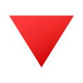 🔻 Down-Pointing Red Triangle Emoji