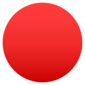 🔴 Large Red Circle Emoji