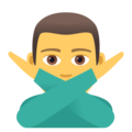 🙅‍♂️ Man Gesturing No Emoji