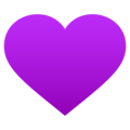 💜 Purple Heart Emoji