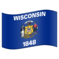 🏴󠁵󠁳󠁷󠁩󠁿 Flag for Wisconsin (US-WI) Emoji