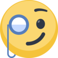🧐 Face with Monocle Emoji