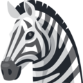 🦓 Zebra Face Emoji