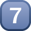 7️⃣ Keycap Digit Seven Emoji