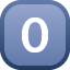 0️⃣ Keycap Digit Zero Emoji