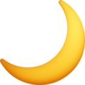 🌙 Crescent Moon Emoji