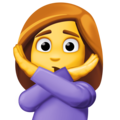 🙅 Face with No Good Gesture Emoji
