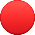 🔴 Large Red Circle Emoji