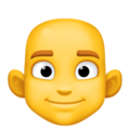 👨‍🦲 Man: Bald Emoji