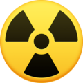☢️ Radioactive Sign Emoji