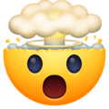 🤯 Shocked Face with Exploding Head Emoji