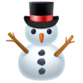 ⛄ Snowman Without Snow Emoji