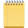 🗒️ Spiral Note Pad Emoji