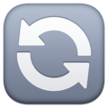 🔄 Anticlockwise Downwards and Upwards Open Circle Arrows Emoji