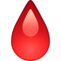 🩸 Drop of Blood Emoji
