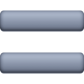 🟰 Heavy Equals Sign Emoji