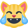😹 Cat Face with Tears of Joy Emoji