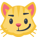 😼 Cat Face with Wry Smile Emoji