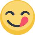 😋 Face Savouring Delicious Food Emoji