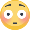😳 Flushed Face Emoji
