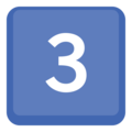 3️⃣ Keycap Digit Three Emoji