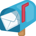 📬 Open Mailbox with Raised Flag Emoji
