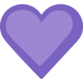 💜 Purple Heart Emoji