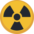 ☢️ Radioactive Sign Emoji