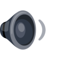🔉 Speaker with One Sound Wave Emoji