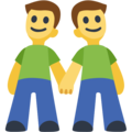 👬 Two Men Holding Hands Emoji