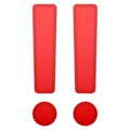 ‼️ Double Exclamation Mark Emoji