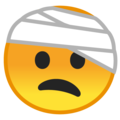 🤕 Face with Head-Bandage Emoji