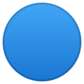 🔵 Large Blue Circle Emoji