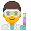 👨‍🔬 Man Scientist Emoji